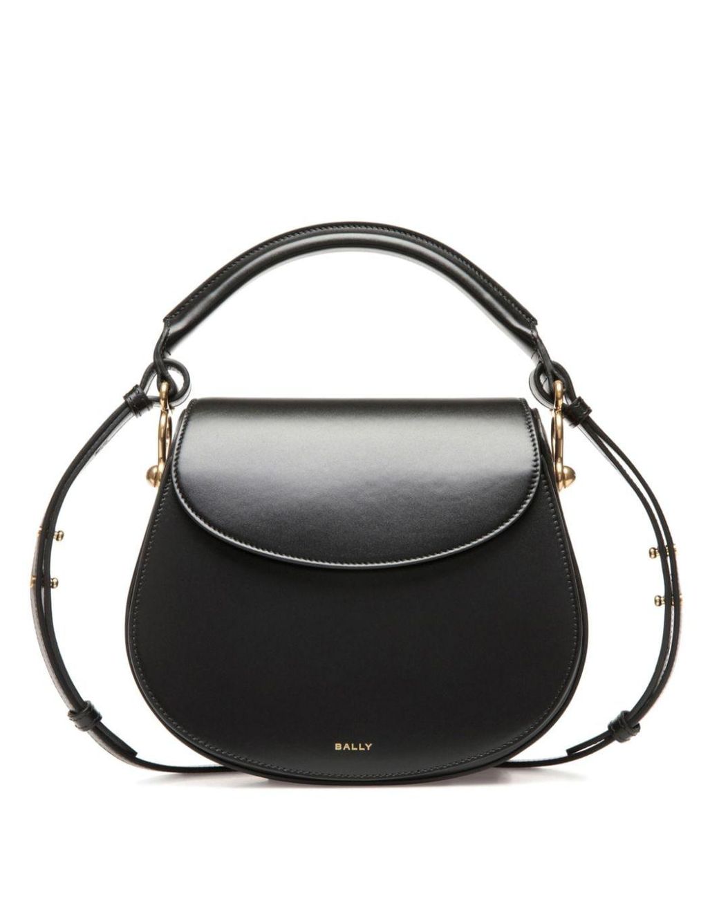Bally Leather Crossbody Bag in Black | Lyst UK