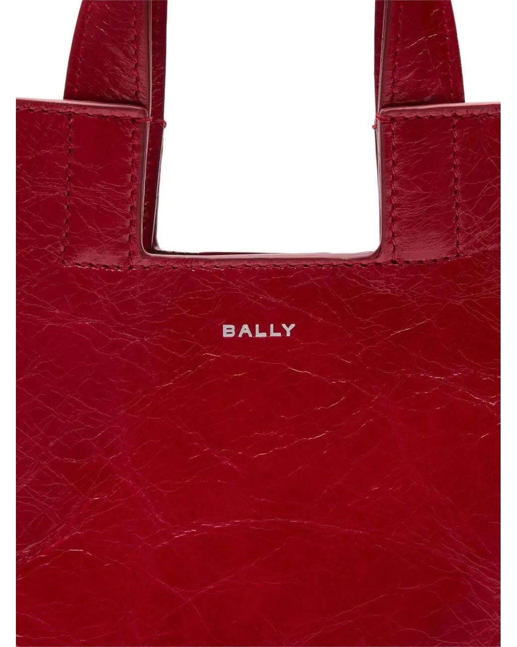 Bally Small Easy Tote Bag in Red | Lyst