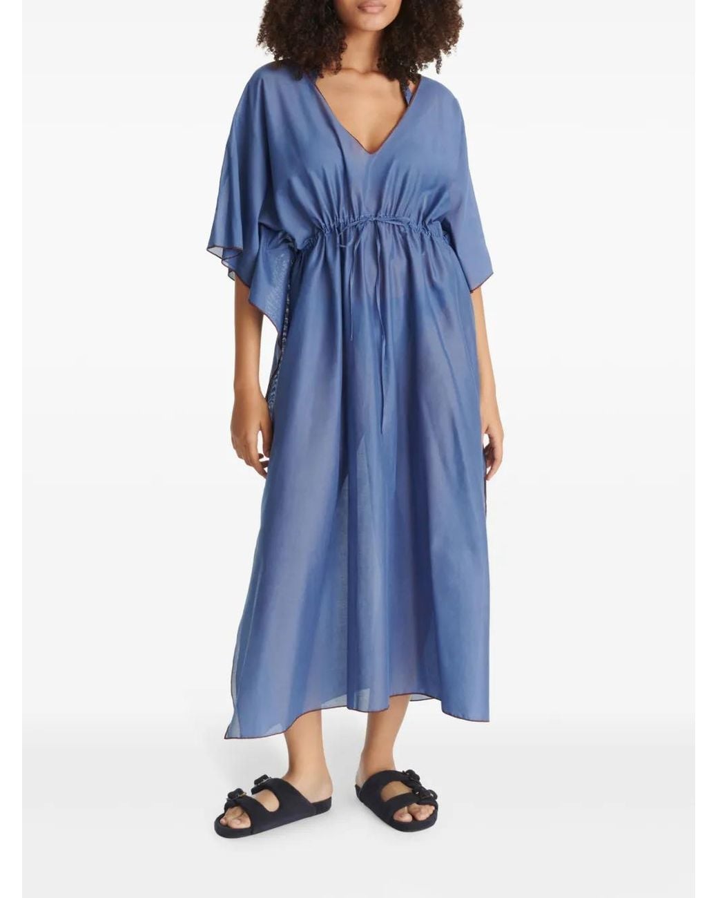 Eres Voilier Kaftan in Blue | Lyst