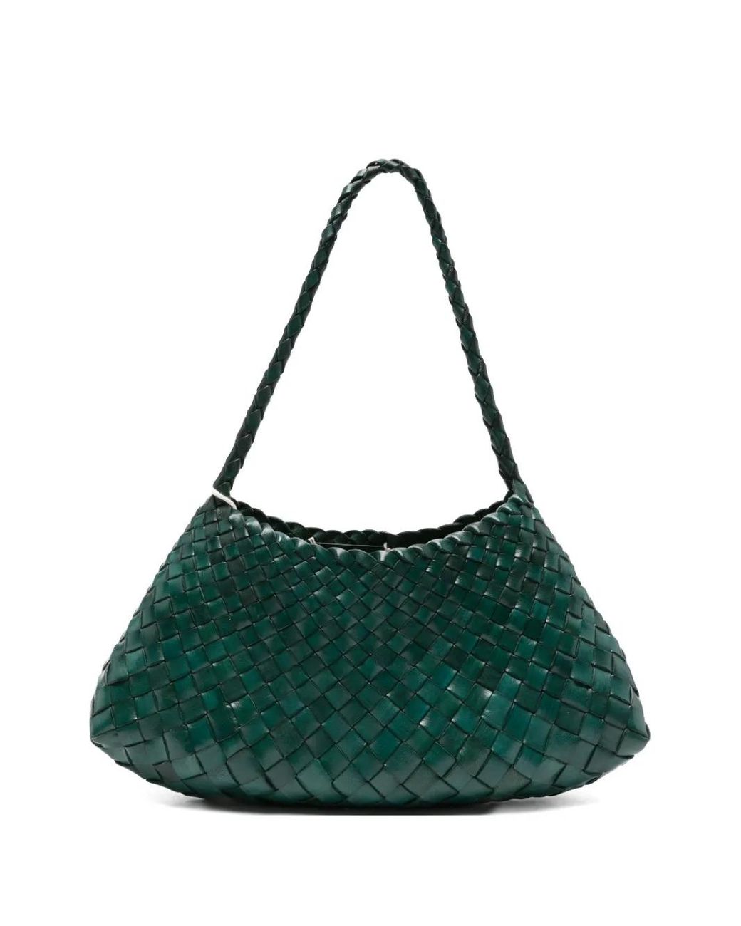 Dragon Diffusion Braided Leather Tote Bag in Green | Lyst UK
