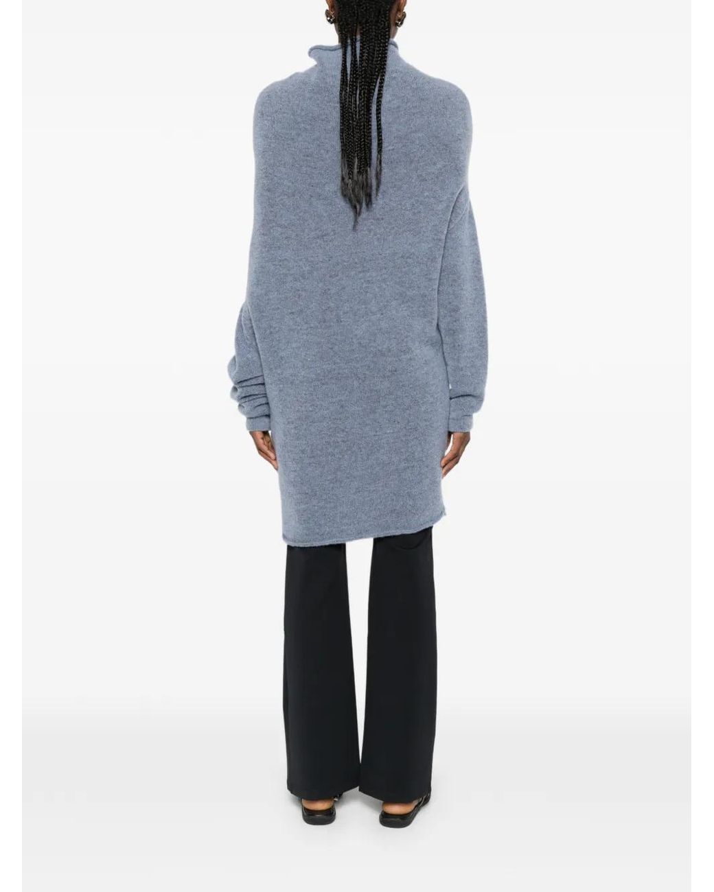 Viktoria Chan Juliet Skewed Sweater in Blue | Lyst UK