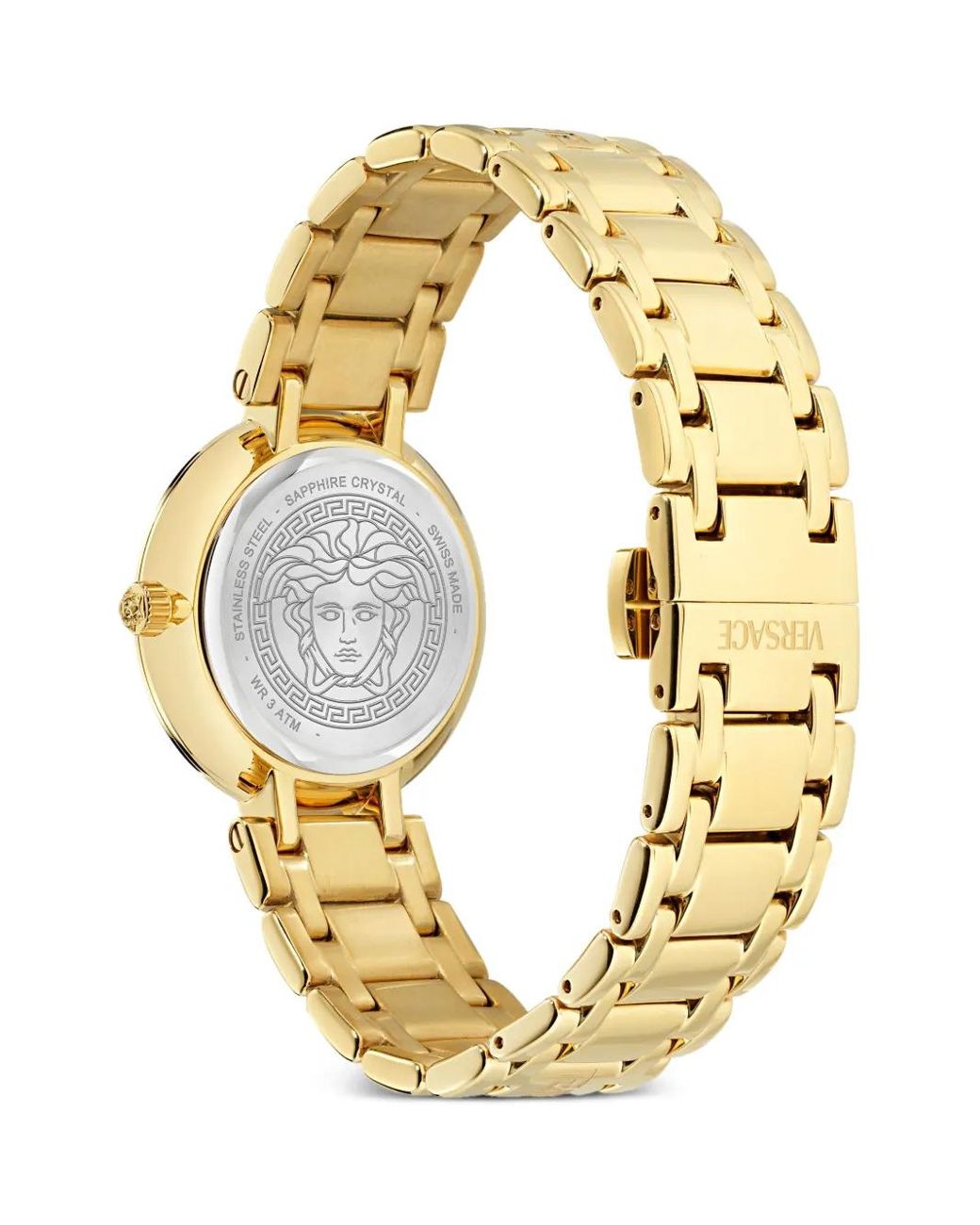 Versace Greca-Detailing 34Mm in Metallic | Lyst