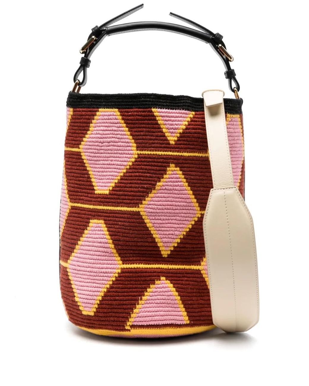 Colville Medium Hexagon Cylinder Bag in Red | Lyst