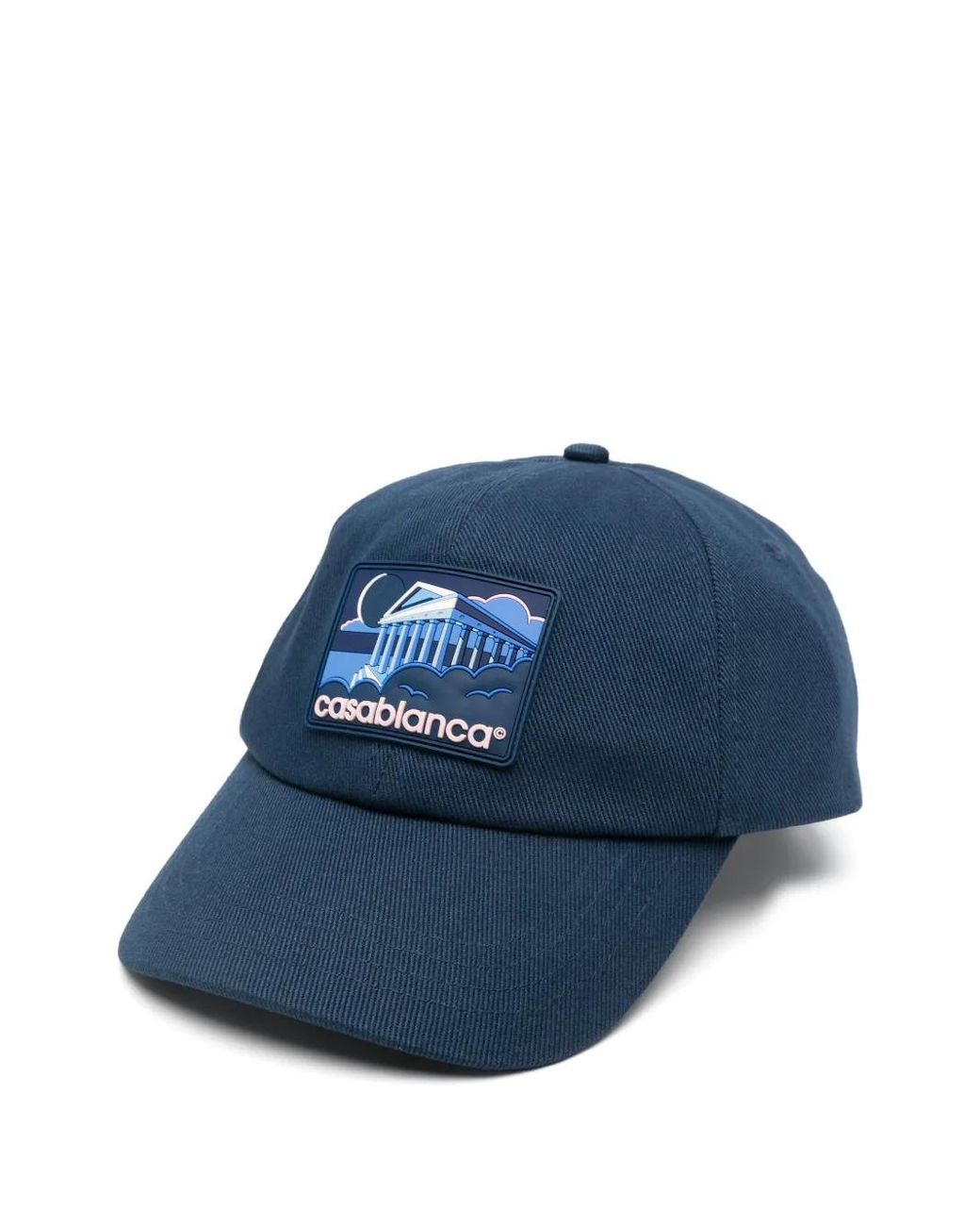 CASABLANCA Greek Temple Baseball Cap in Blue | Lyst UK