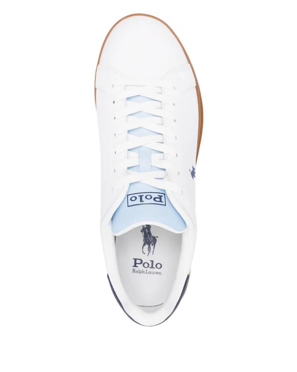 Polo Ralph Lauren Heritage Court Ii Sneakers in White for Men | Lyst