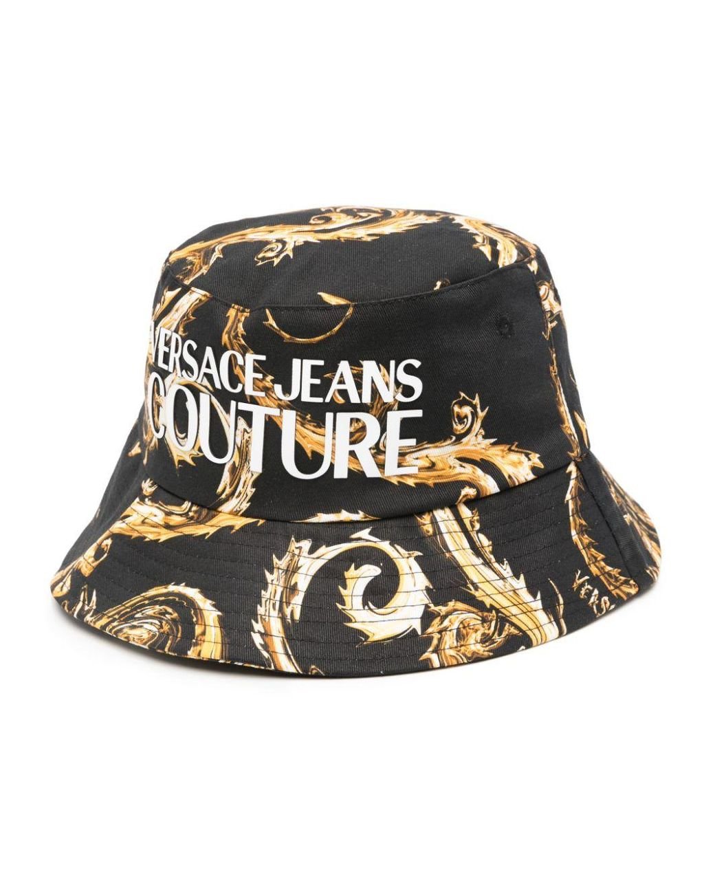 Versace Jeans Couture Barocco-Print Bucket Hat in Black | Lyst UK