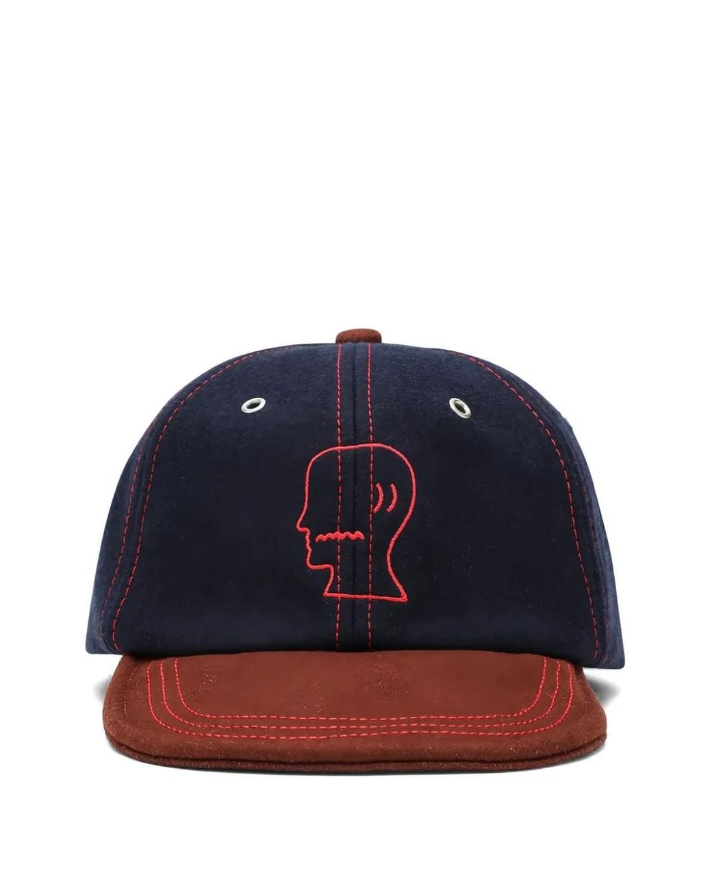 Brain Dead Embroidered Two-Tone Cap in Blue for Men | Lyst