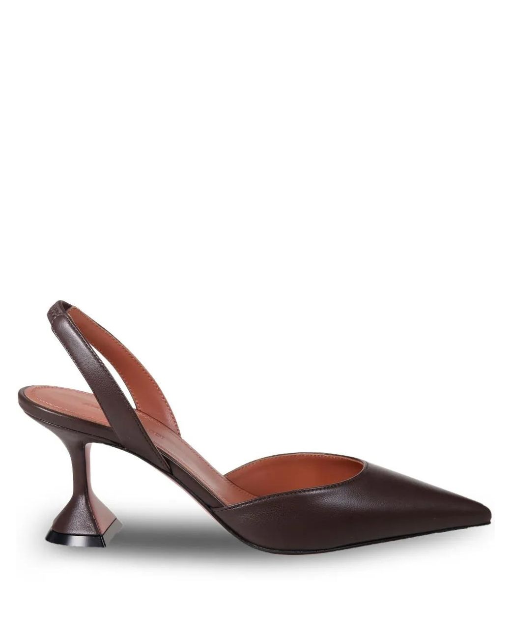 AMINA MUADDI 70Mm Holli Slingback Pumps in Brown | Lyst
