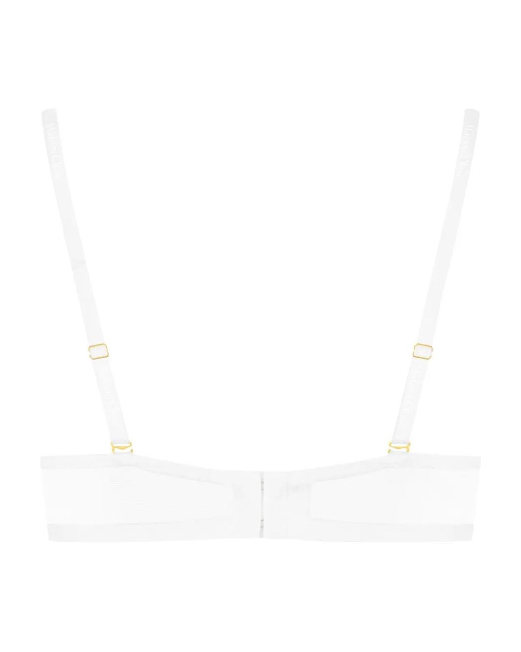 Maison Close Corps À Corps Balconette Bra in White | Lyst