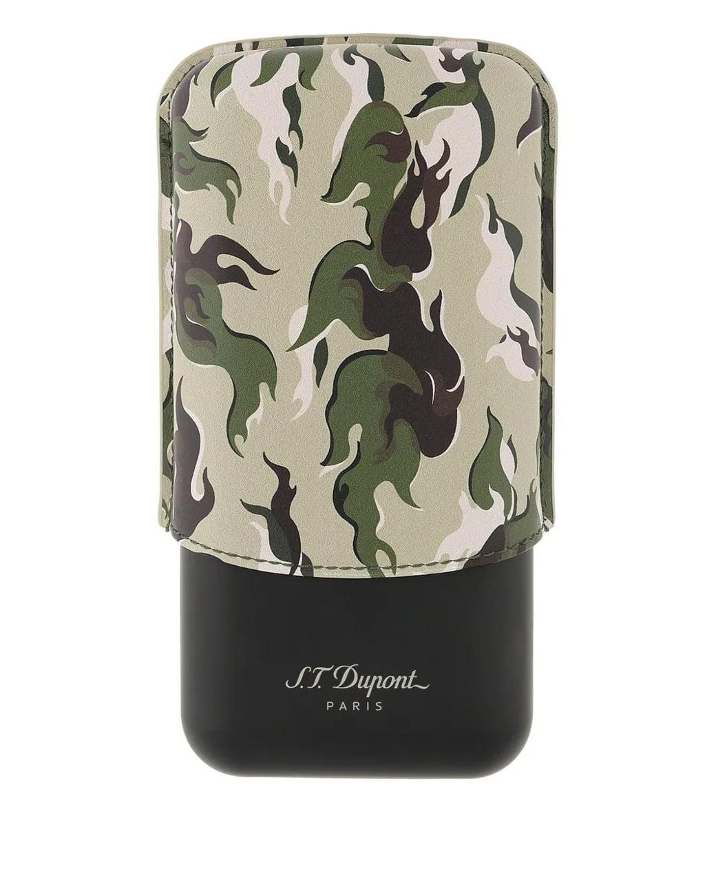 ST Dupont Camouflage-Pattern Cigar Case in Gray | Lyst