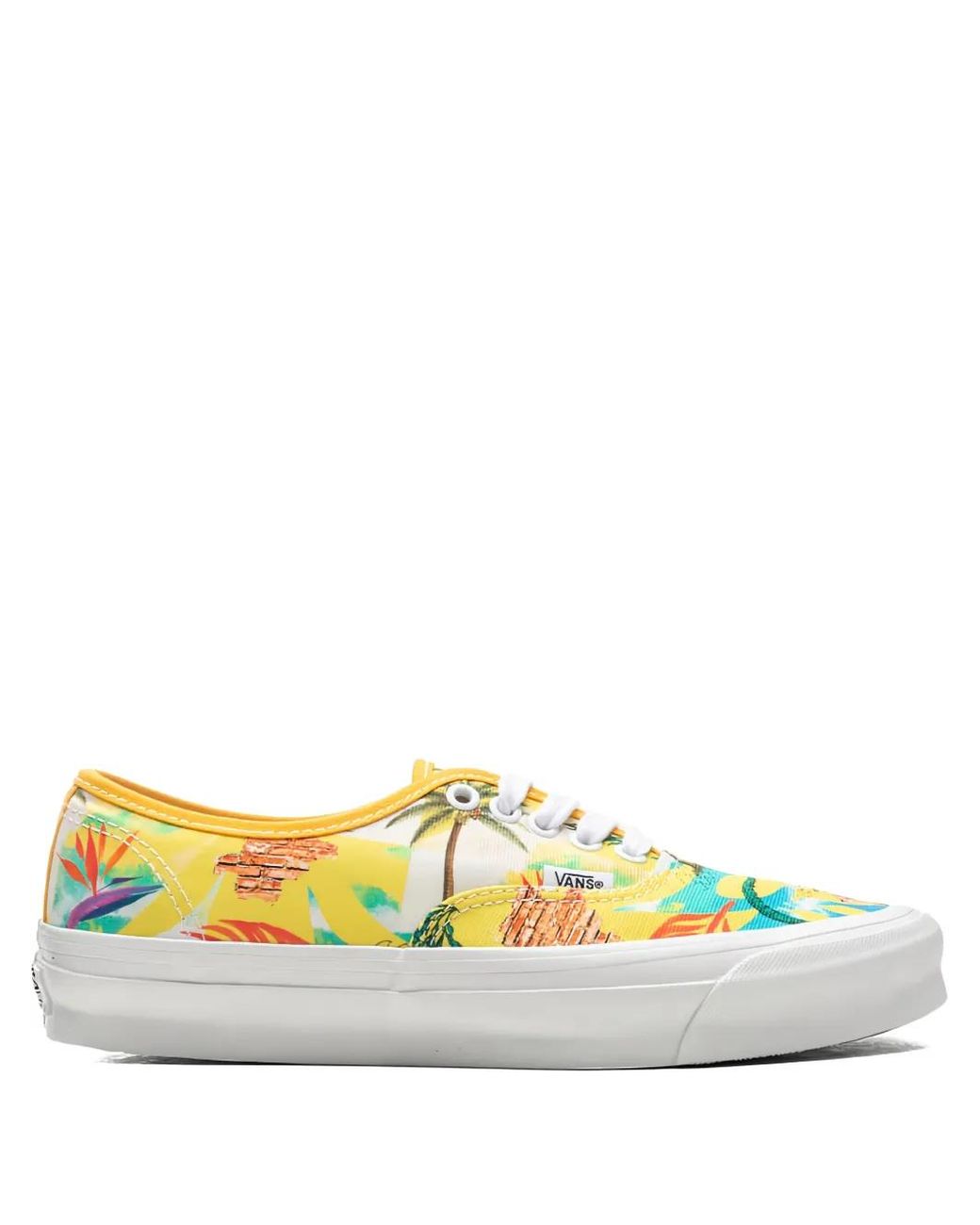 Vans Og Authentic Lx "Citrus Palm" Sneakers in Yellow for Men | Lyst