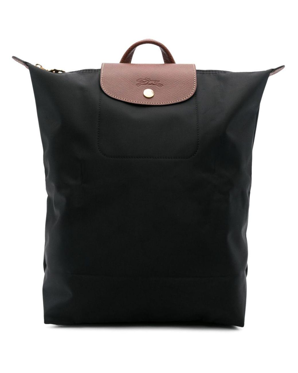 Longchamp M Le Pliage Backpack in Black | Lyst