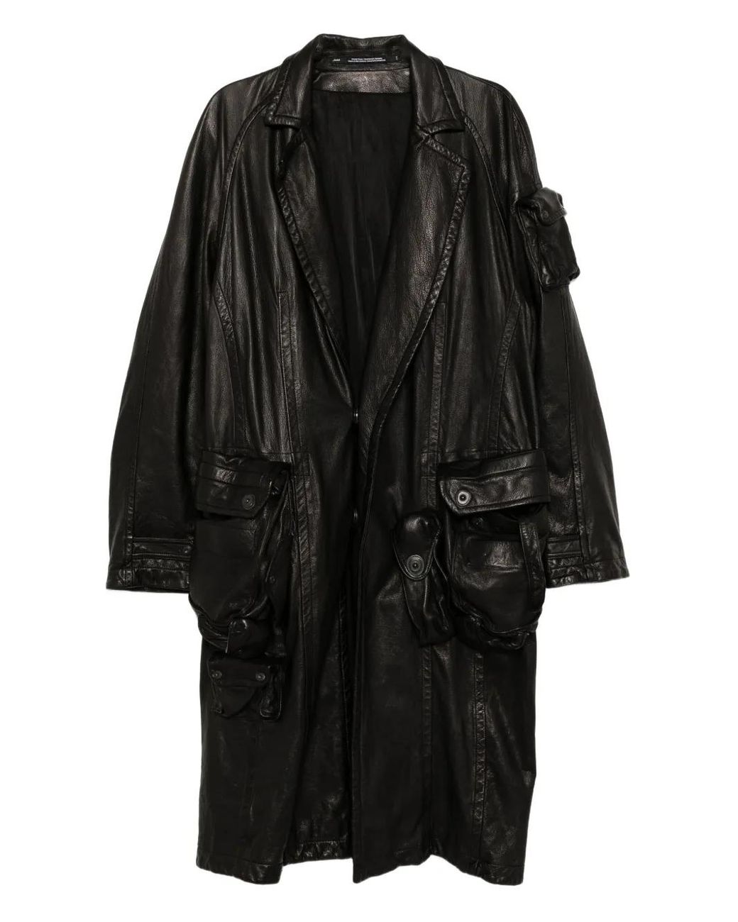 Julius Gas Mask Coat in Black for Men | Lyst