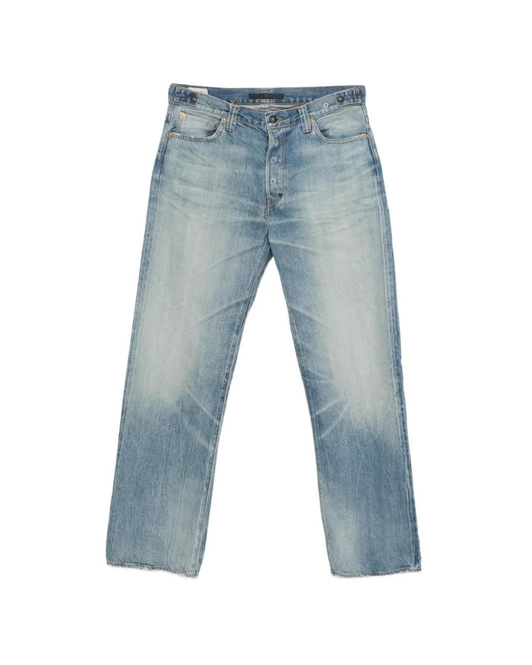 Mastercraft Union Showa Logo-Patch Jeans in Blue for Men | Lyst UK