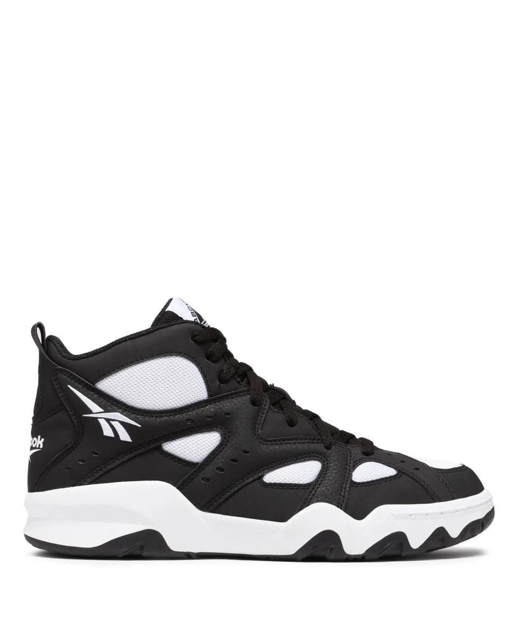 Reebok Atr Decimator Panelled High-Top Sneakers in Black | Lyst