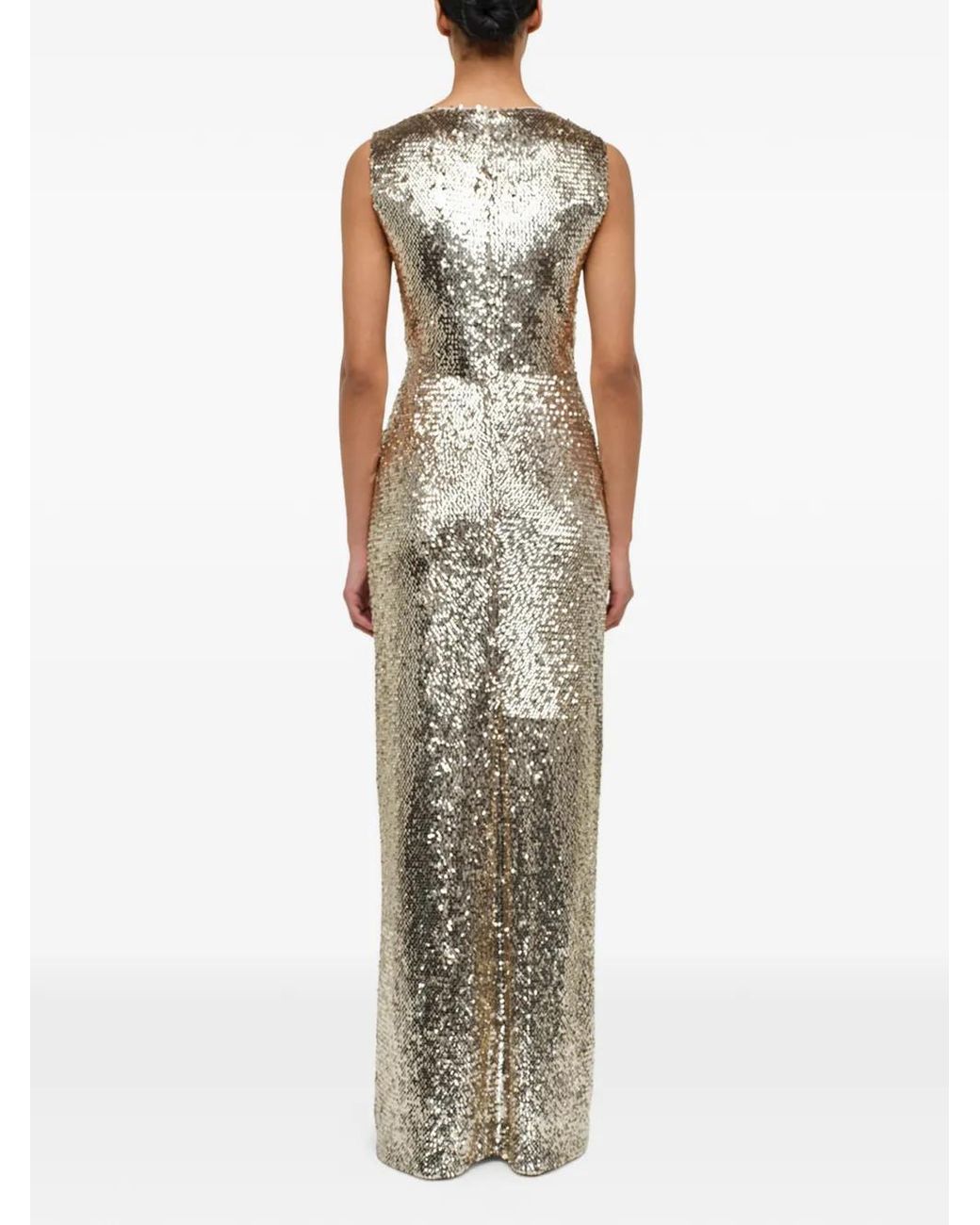 Jonathan Simkhai Felicity Sequin Maxi Dress in Metallic | Lyst
