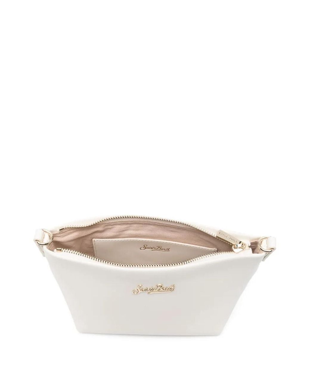 MC2 Saint Barth Aline Logo Cross Body Bag in White | Lyst