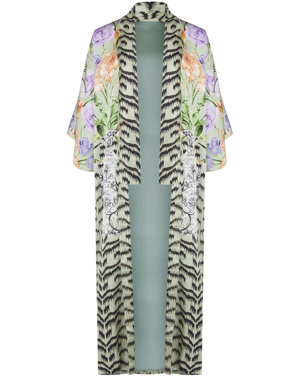 Temperley London Cleo Coat in Green | Lyst