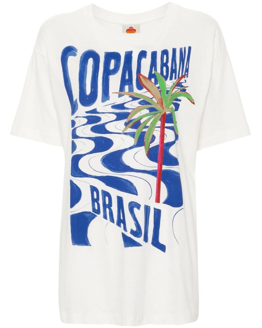 FARM Rio Copacabana T-Shirt in Blue | Lyst