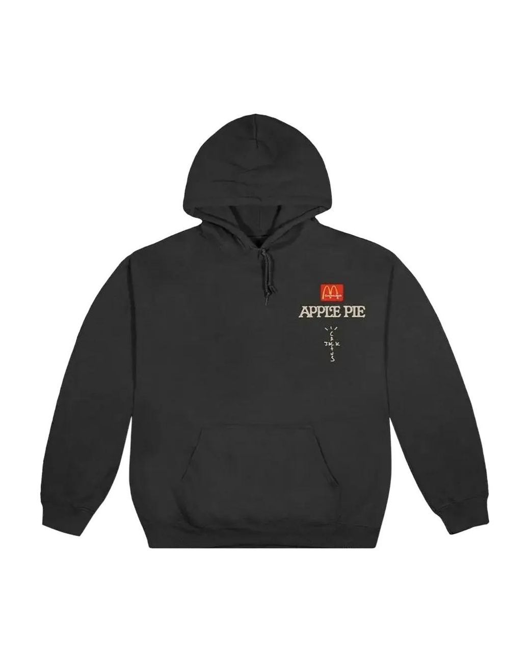 Travis Scott X Mcdonald's Apple Pie Graphic Hoodie in Black for Men | Lyst