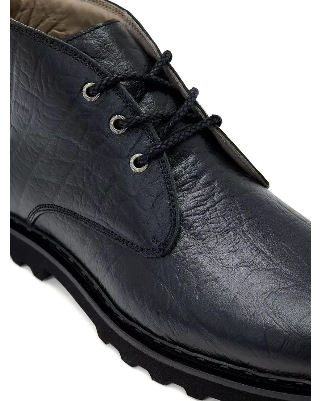 AllSaints Skiff Leather Boots in Black for Men | Lyst