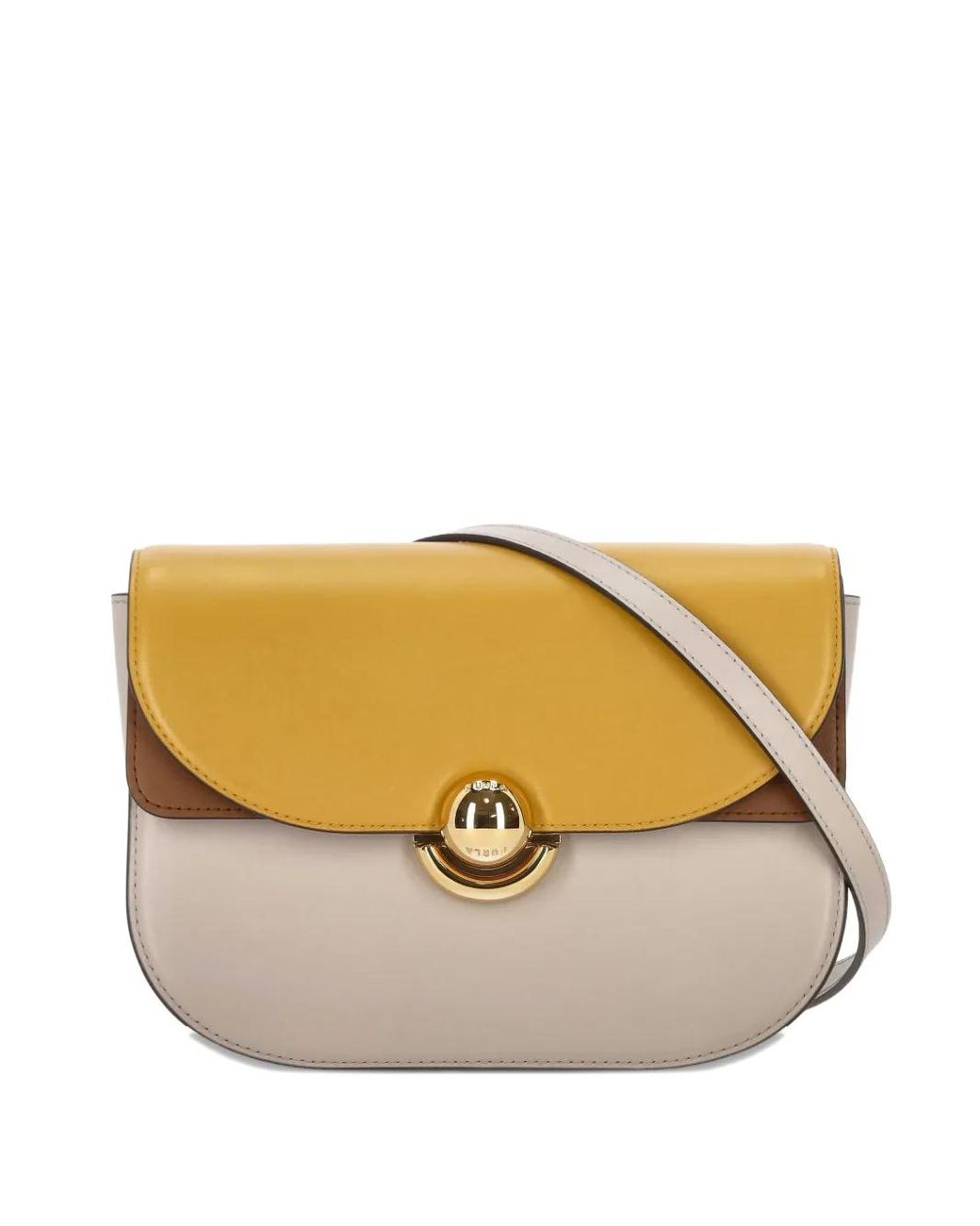 Furla Sfera Shoulder Bag in Natural | Lyst UK