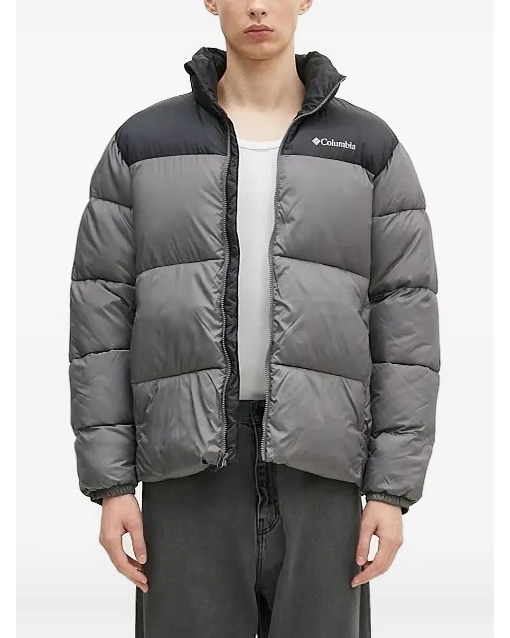 Columbia Puffect Iii Quilted Puffer Jacket in Gray for Men | Lyst
