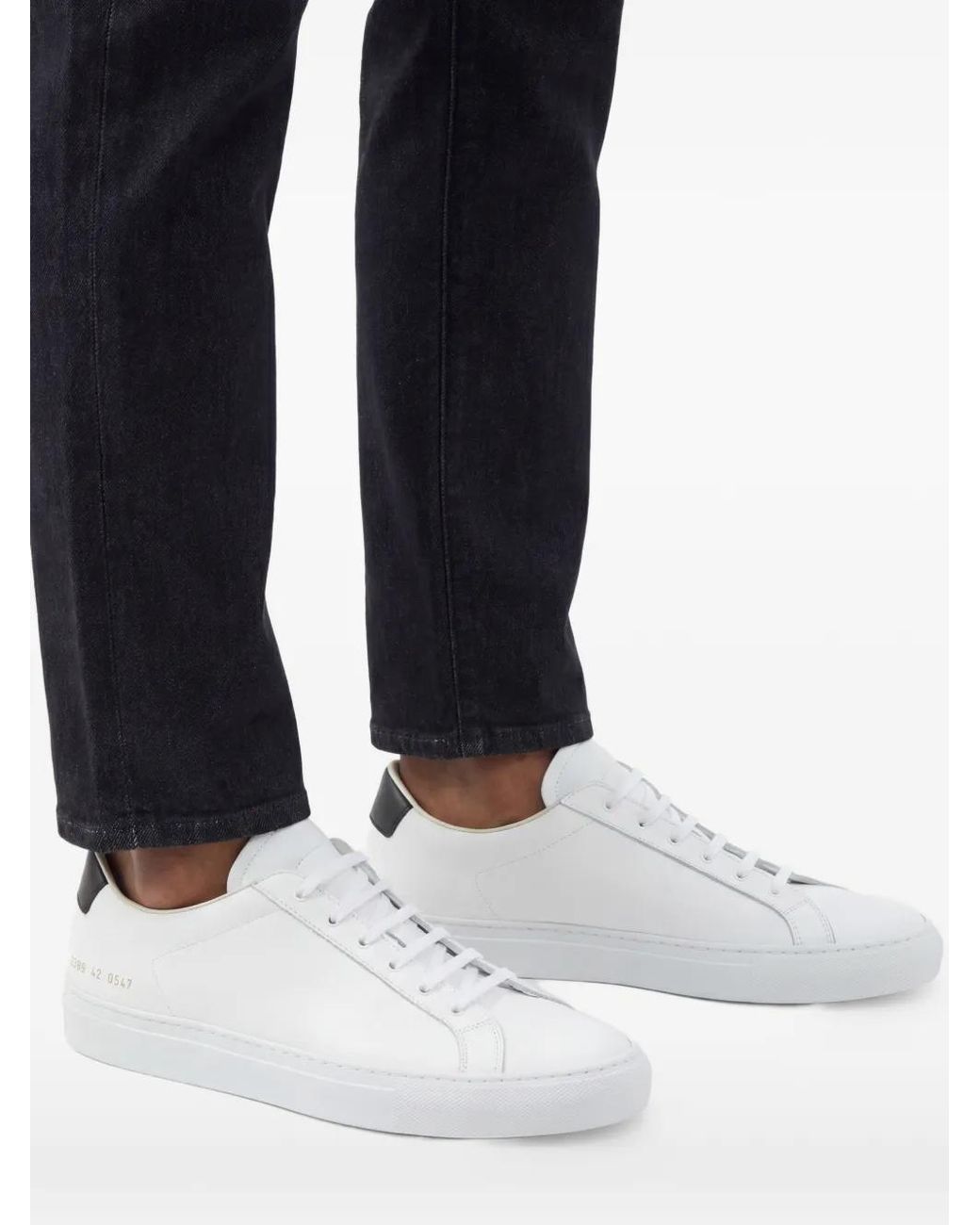 Common Projects Calf Leather Classic Sneaker in White for Men | Lyst