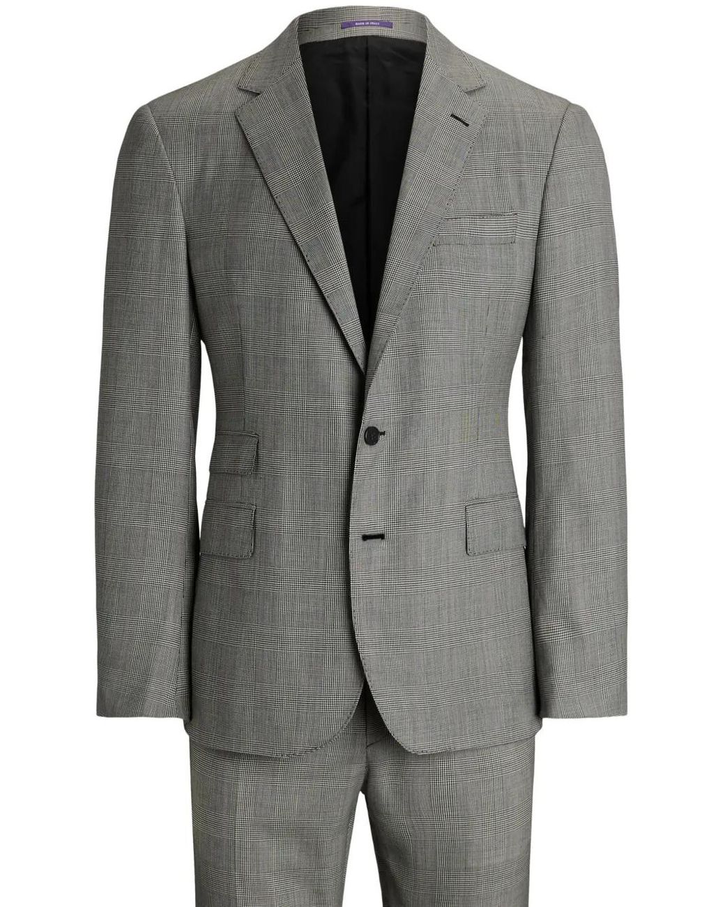 Ralph Lauren Prince Of Wales Check Suit in Gray for Men | Lyst