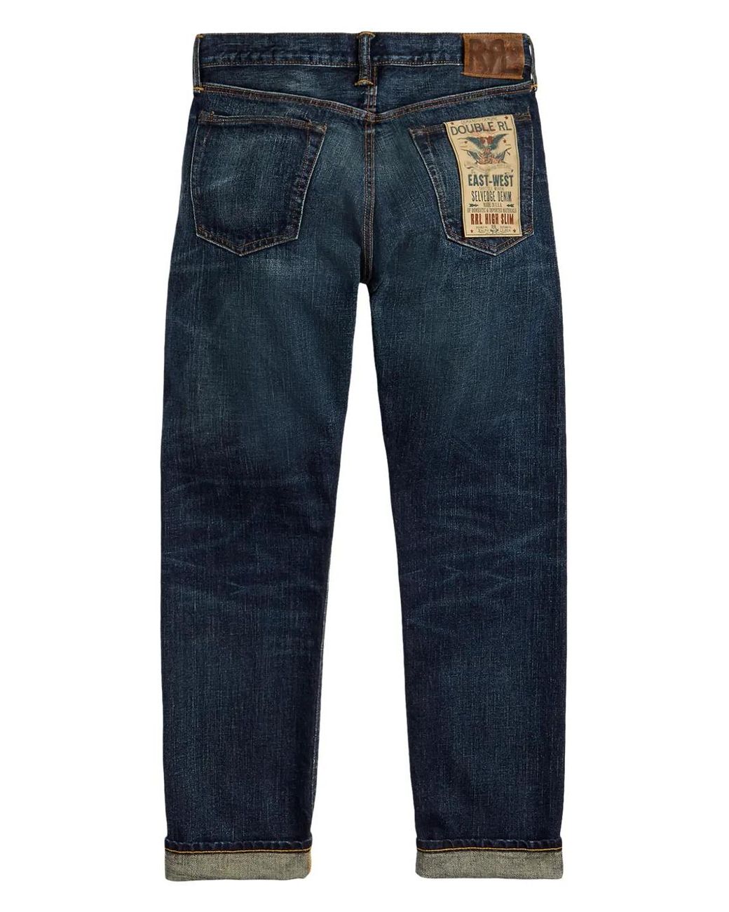 RRL High Slim Jeans in Blue for Men | Lyst