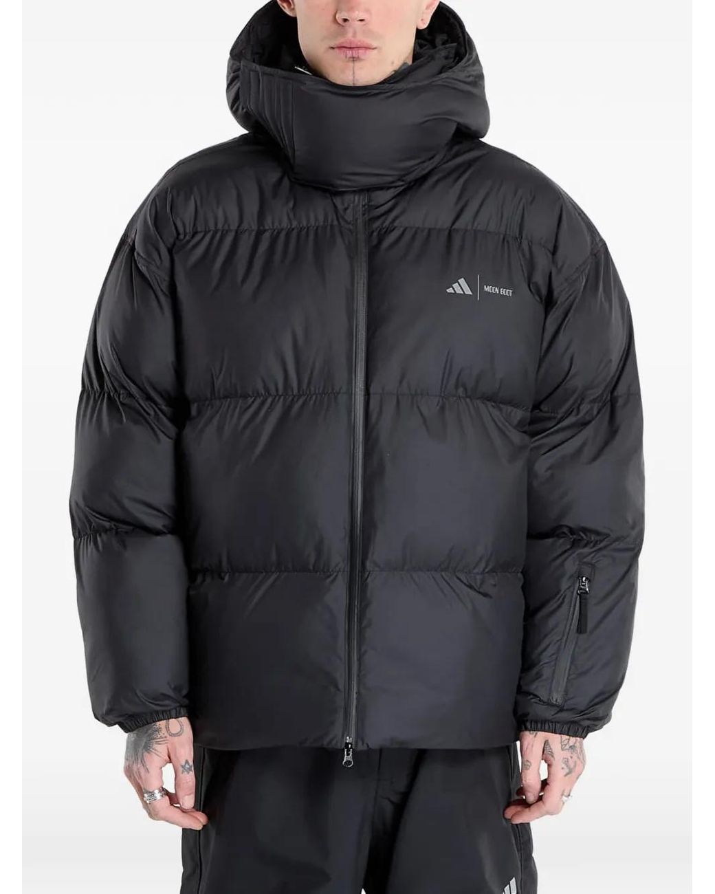 adidas X Moon Boot Hooded Puffer Jackets in Black for Men | Lyst UK