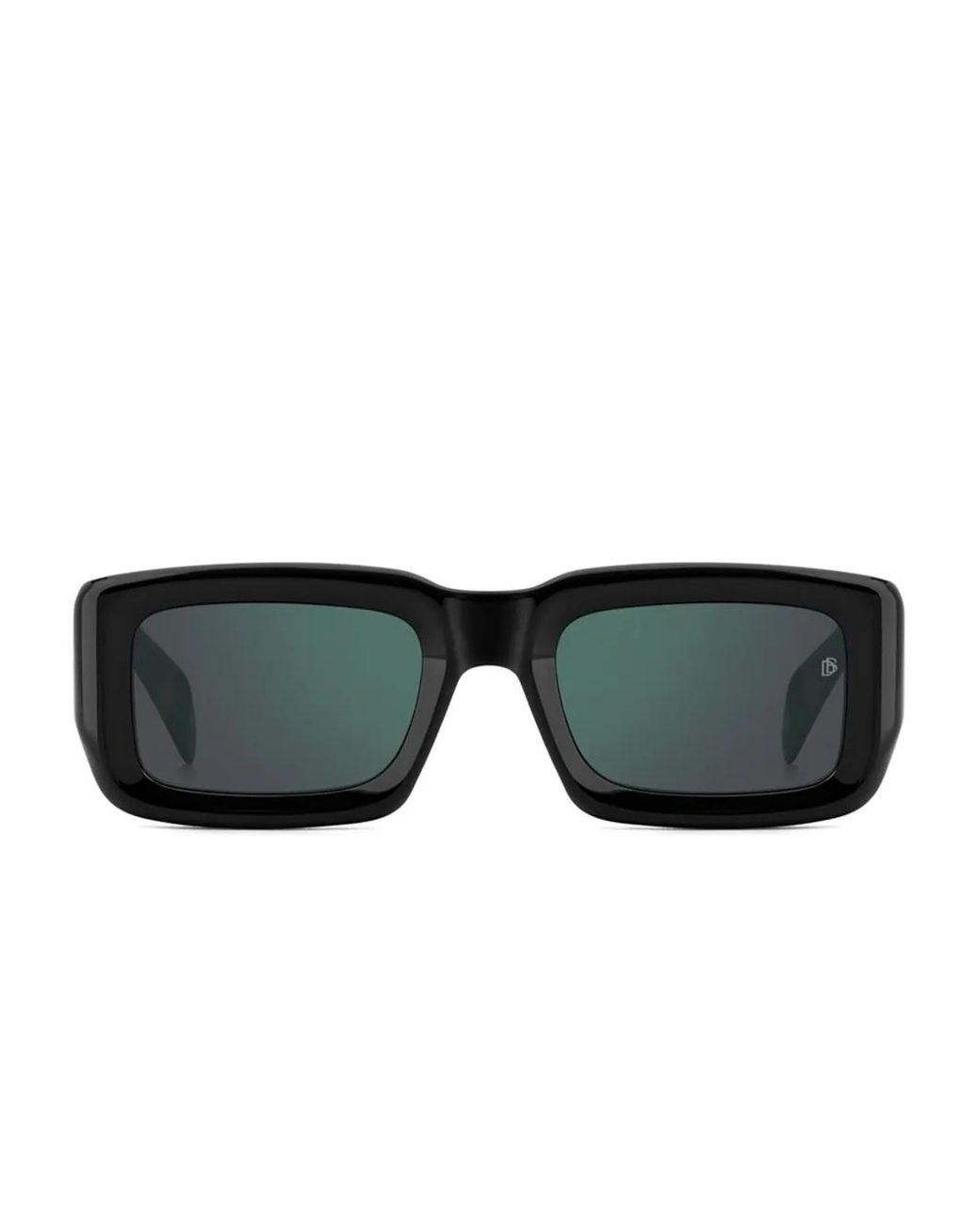 David Beckham Rectangle-Frame Sunglasses in Black for Men | Lyst UK