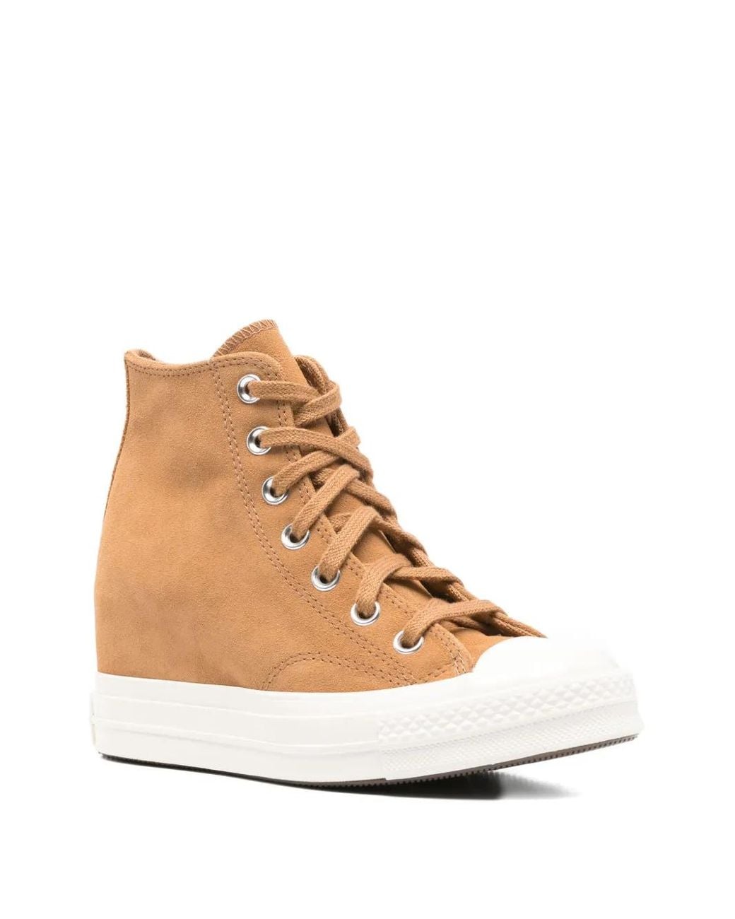 Converse Chuck 70 Lace-Up Platform Sneakers in Natural for Men | Lyst