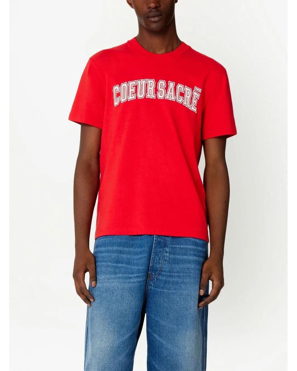 Ami Paris Ami T-shirts And Polos in Red for Men | Lyst