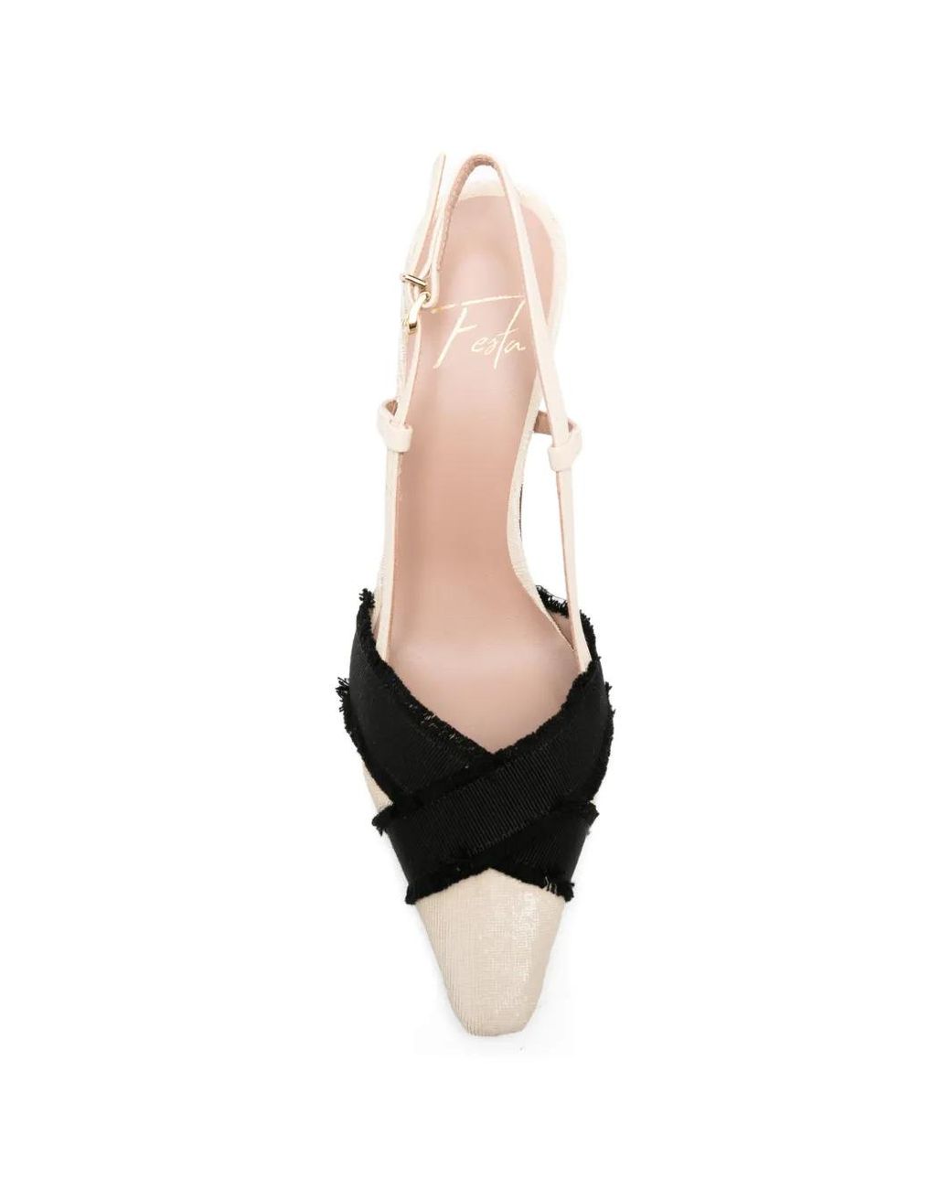 Roberto Festa Leonia Fringed Pumps in Natural | Lyst