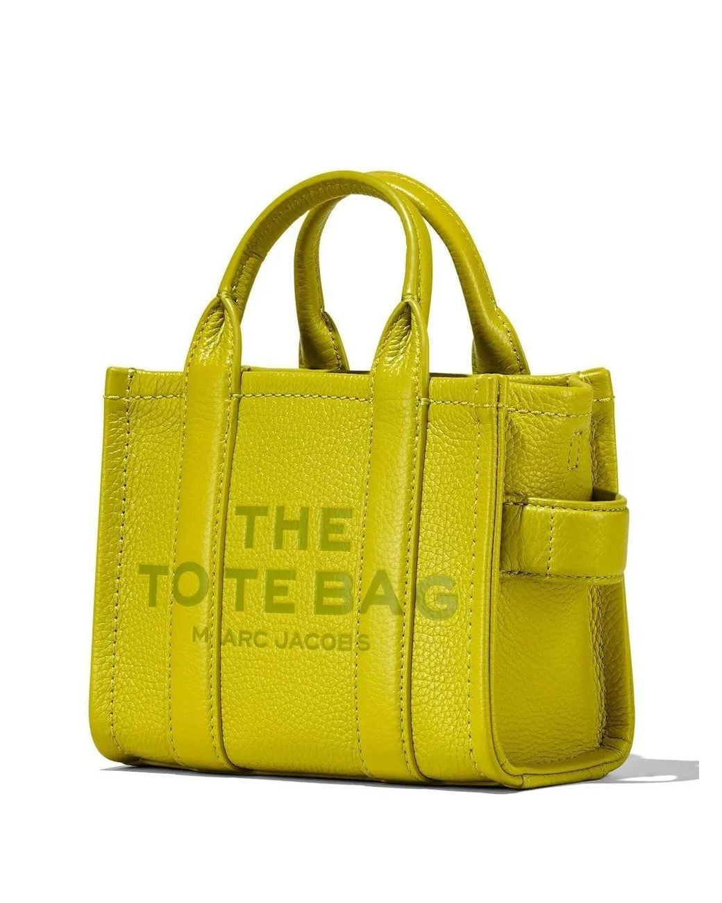 Marc Jacobs The Leather Crossbody Tote Bag in Yellow | Lyst