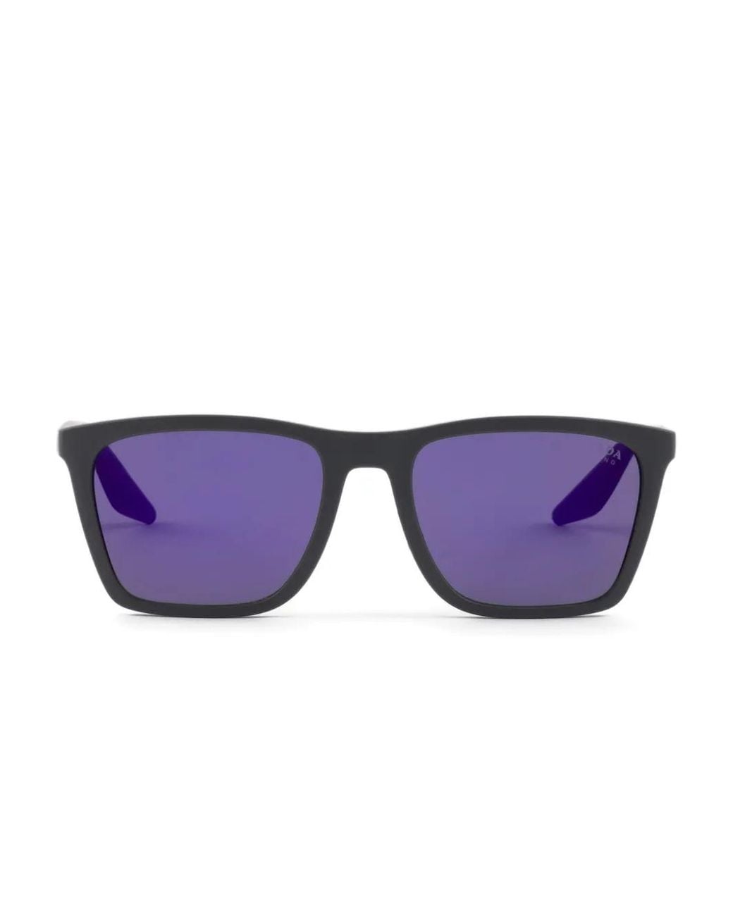 Prada Linea Rossa Square-frame Sunglasses in Blue for Men | Lyst UK