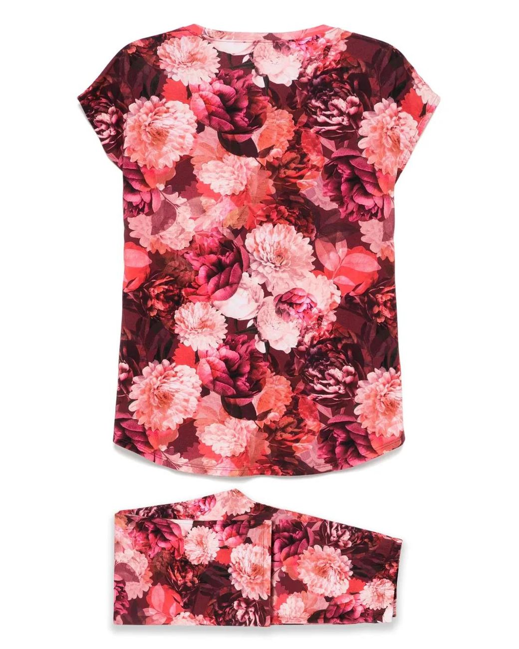 Johnny Was The Bobbie Cropped Pyjama Set in Red | Lyst