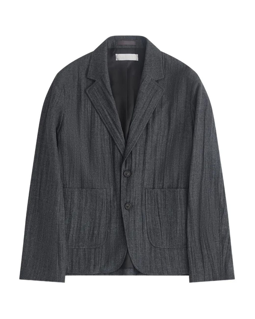 Our Legacy Textured Blazer in Gray for Men | Lyst