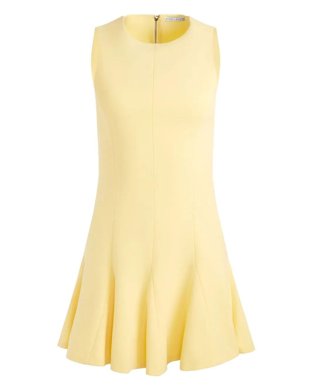 Alice + Olivia Isa Dress in Yellow | Lyst