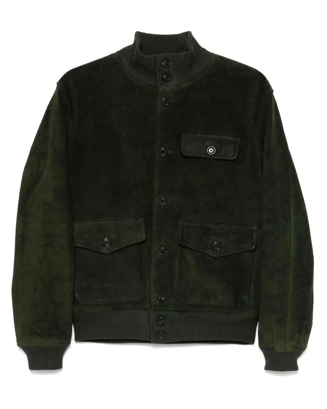 Polo Ralph Lauren Suede Jacket in Black for Men | Lyst