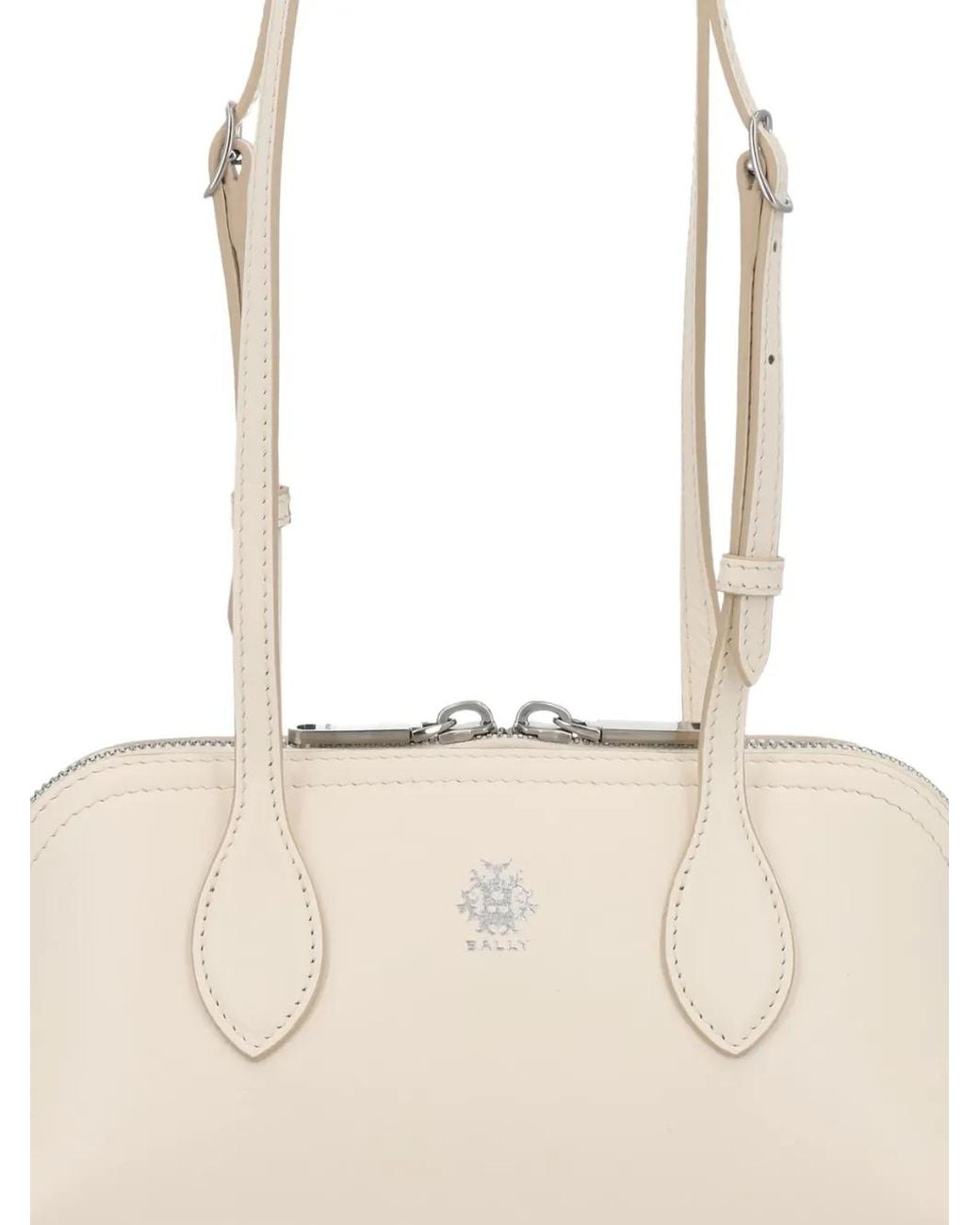 Bally Mini Praline Shoulder Bag in Natural | Lyst