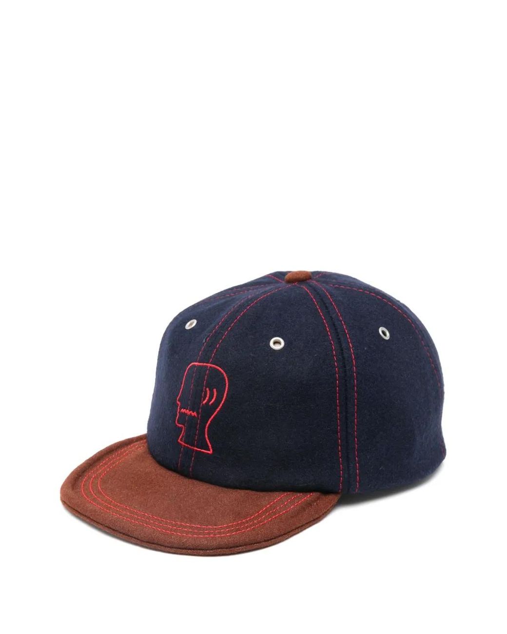 Brain Dead Flannel Wire Brim Cap in Blue for Men | Lyst