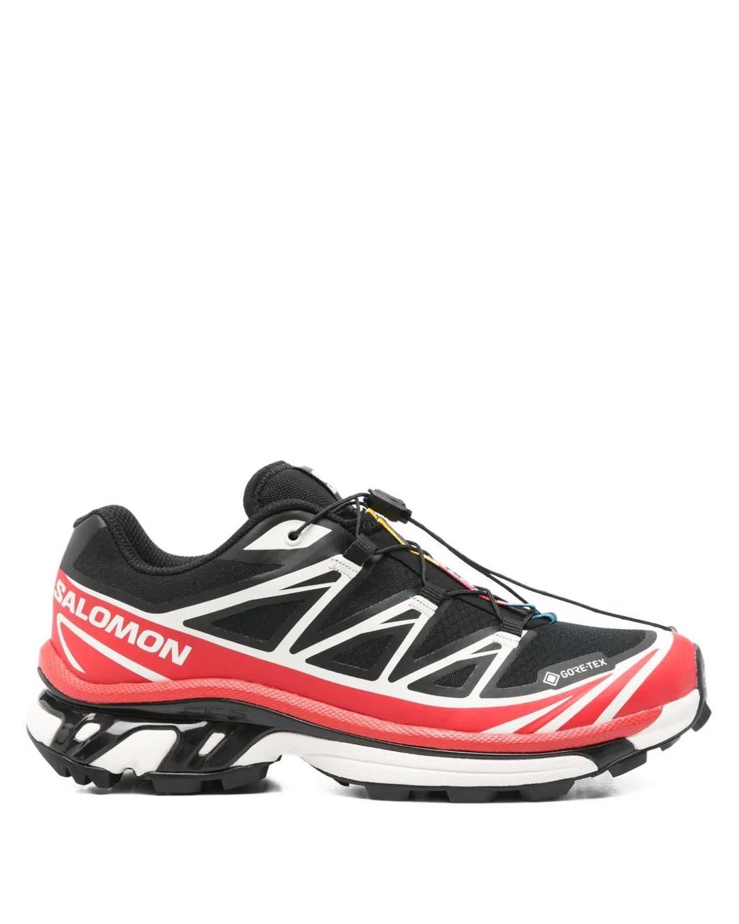Salomon Xt-6 Tpu-Trimmed Gore-Tex Mesh Sneakers in Red | Lyst