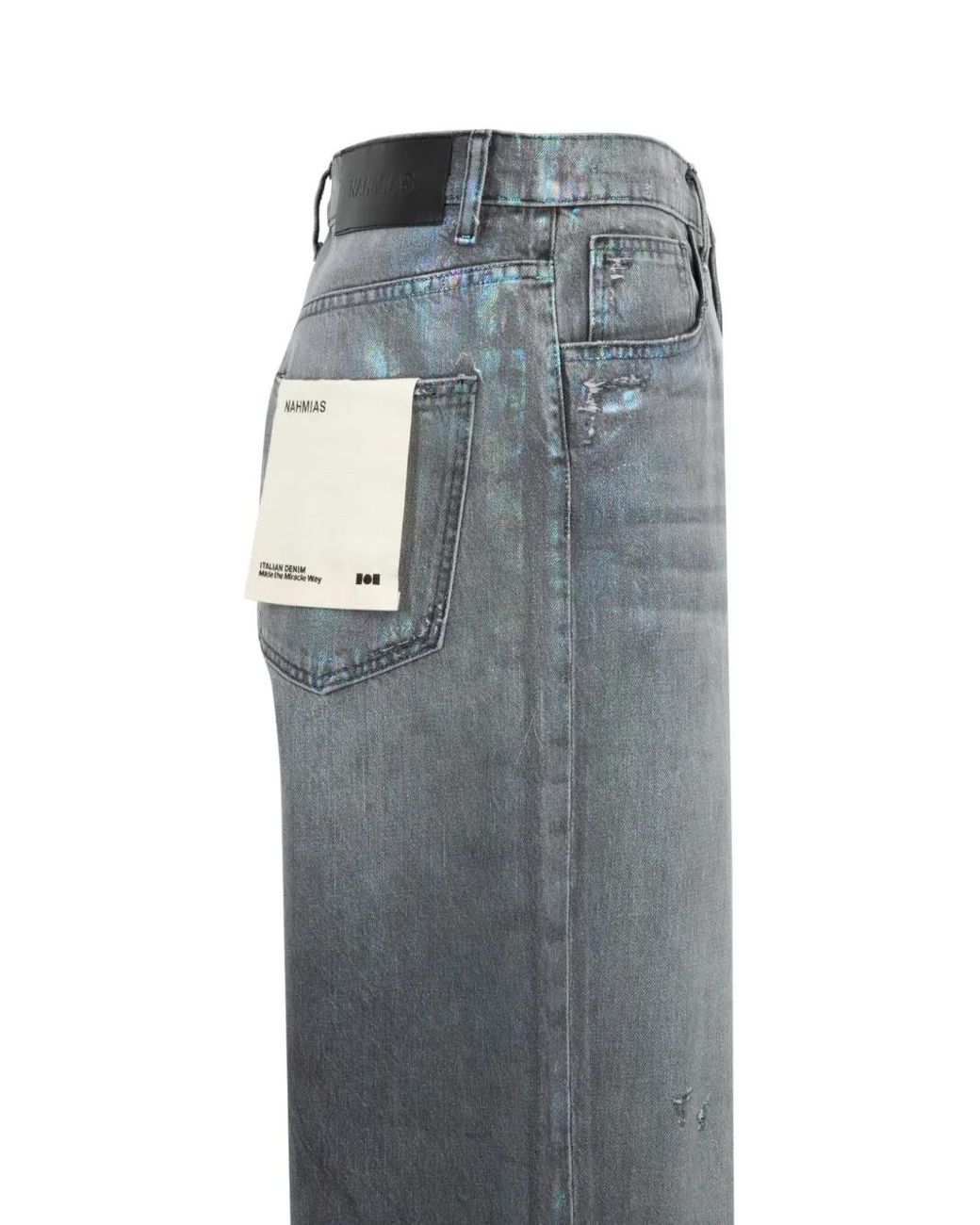 NAHMIAS Oil Spill Jeans in Blue for Men | Lyst