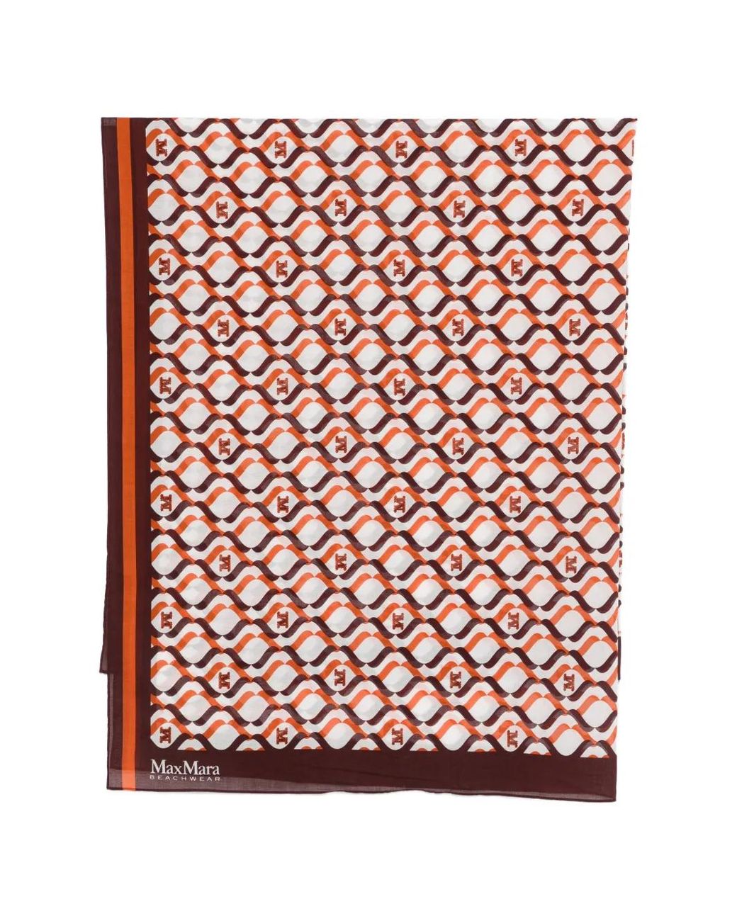 Max Mara Graphic-Print Sarong in Red | Lyst UK