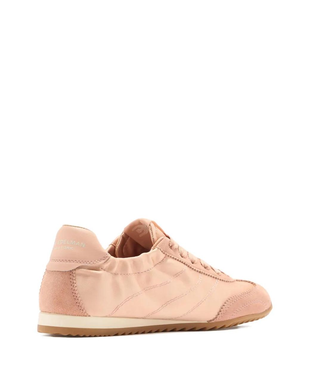 Sam Edelman Isella Ribbon Lace-Up Sneakers in Pink | Lyst