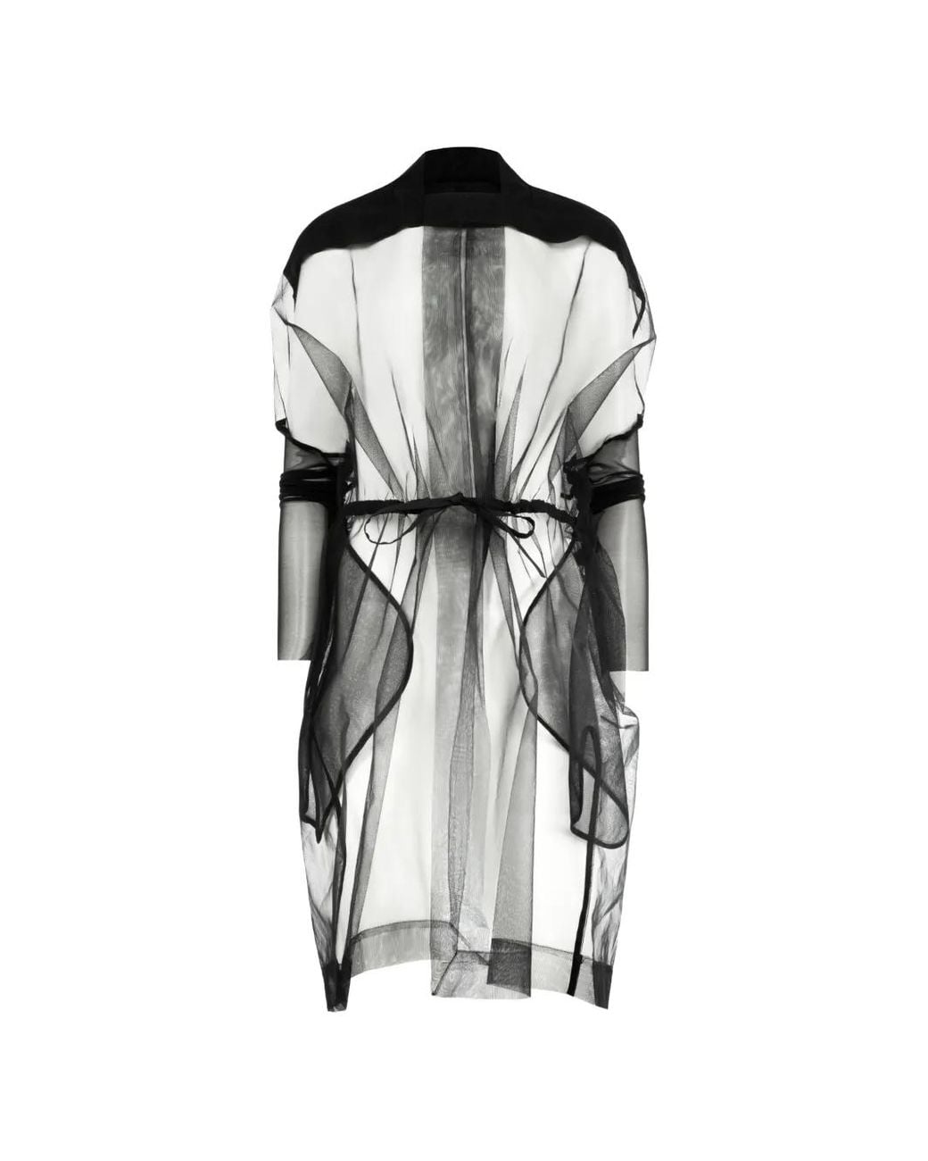 Rick Owens Sail Coat in Black | Lyst UK