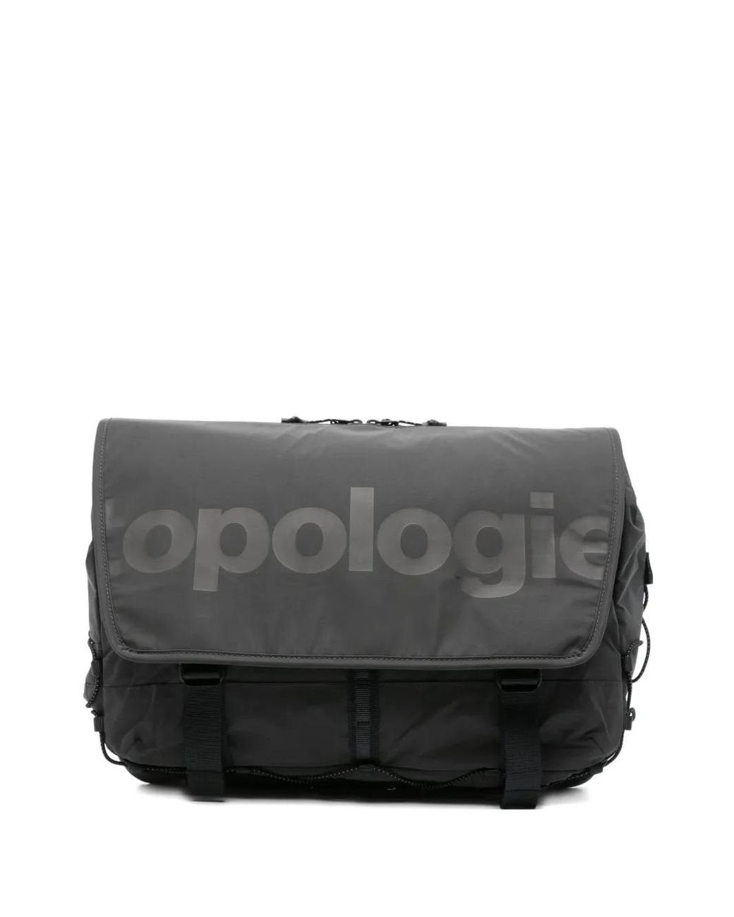 Topologie Logo-Print Messenger Bag in Gray for Men | Lyst