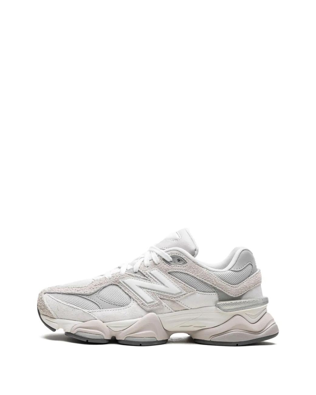 New Balance Chunky Leather Mesh Sneakers in White for Men | Lyst